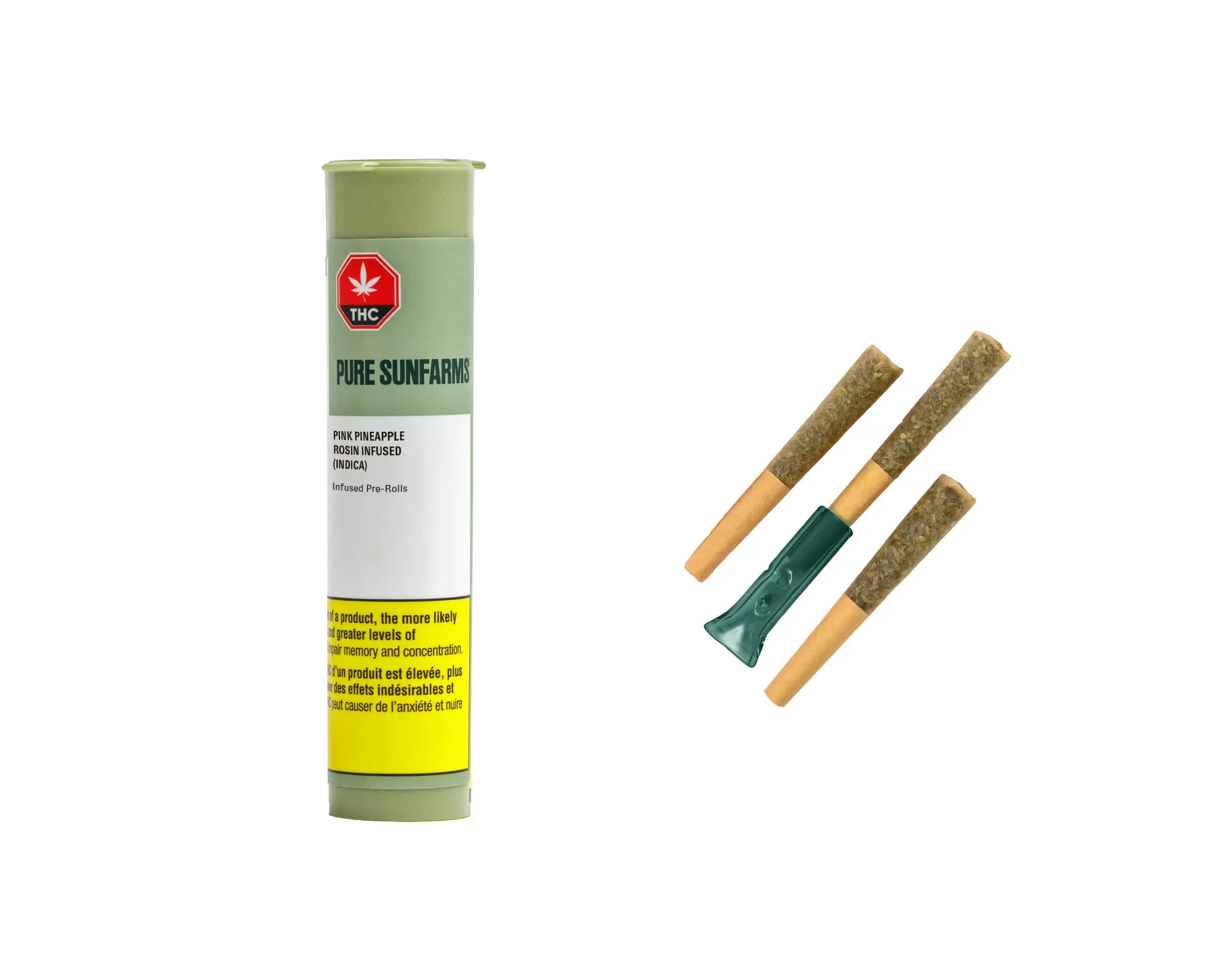 Pure Sunfarms Pink Pineapple Rosin Infused Pre-Rolls